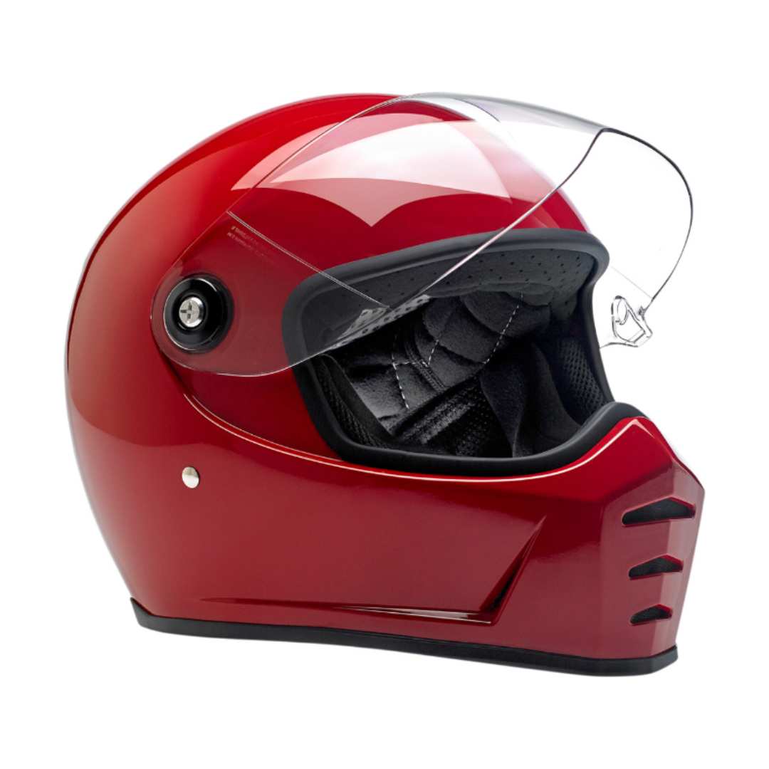 Biltwell - Lane Splitter Helmet (Gloss Blood Red) – TJ Brutal Customs