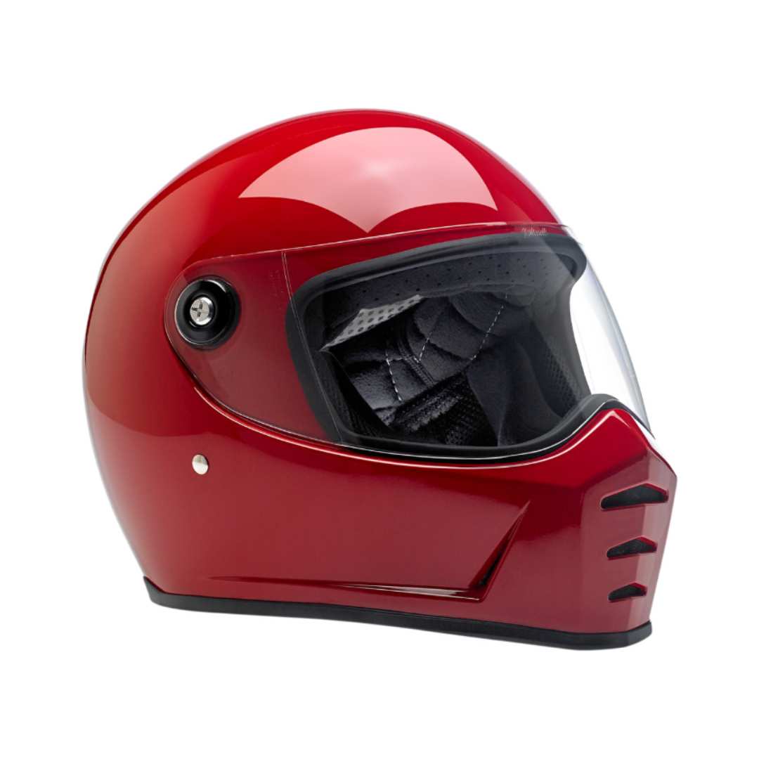 Biltwell - Lane Splitter Helmet (Gloss Blood Red) – TJ Brutal Customs