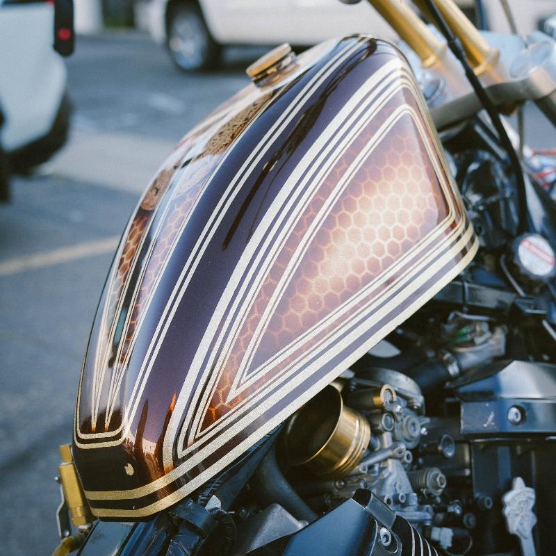 Custom Peanut Gas Tank for Honda Shadow EFI Models - VT750 Phantom, AE ...